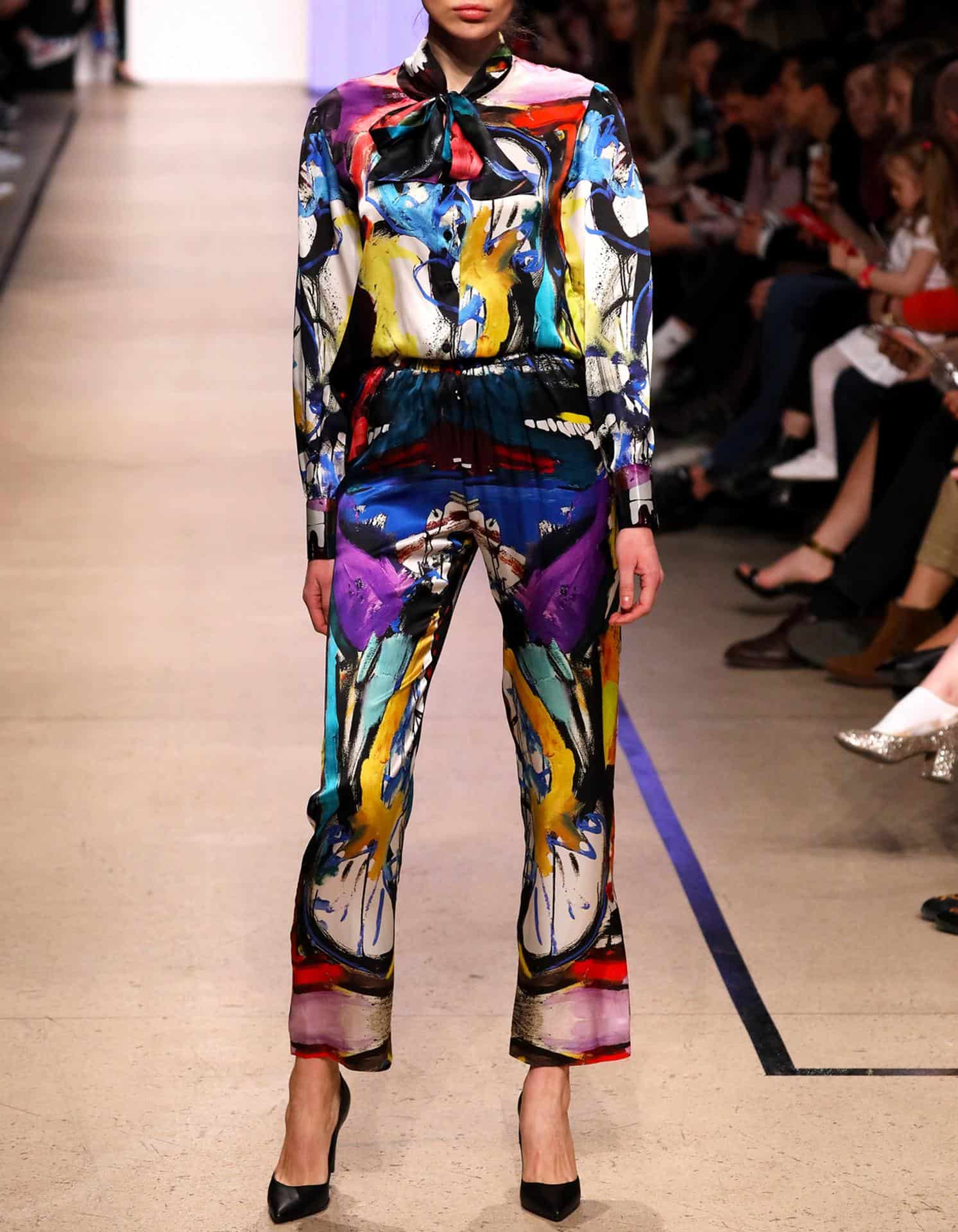 Silk Satin Tied Angel Shirt - Rahel Guiragossian