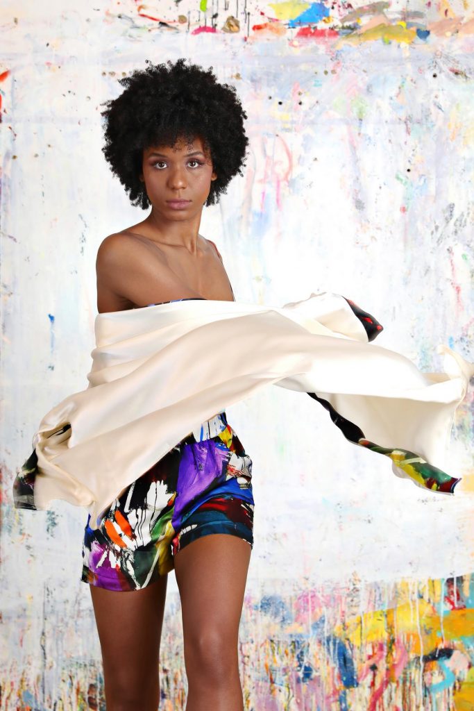 Silk Basic Angel Highlight Kimono - Rahel Guiragossian